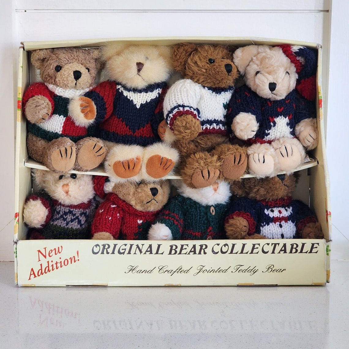 NEW in Box - Jointed Teddy Bear Collection - Chrisha Creations - Toy or ...