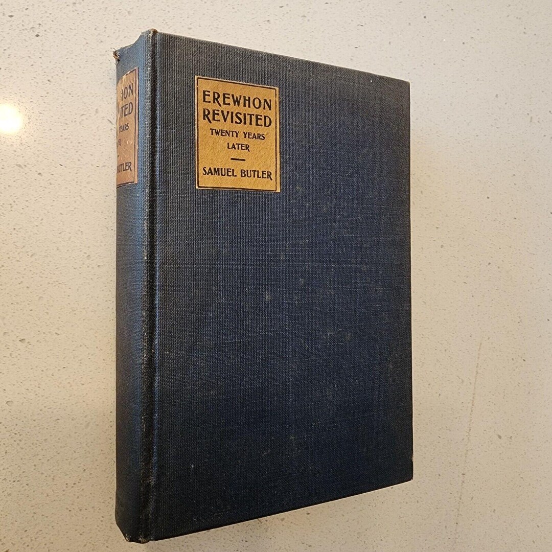 RARE - Erewhon Revisited Twenty Years Later - Samuel Butler - FIRST ...
