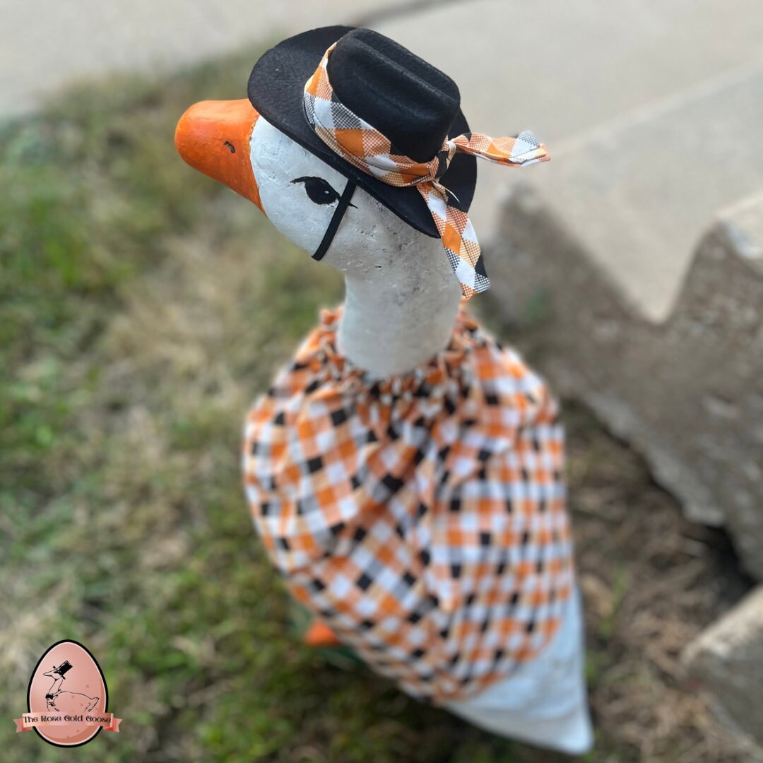 Hayride Plaid Porch Goose Dress & Hat - Etsy
