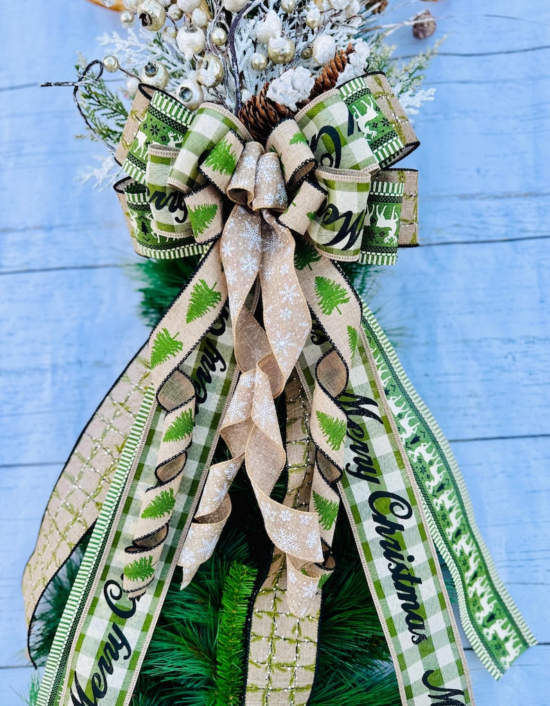 Rustic Winter Tree Topper – Woodland Tree Topper - Etsy