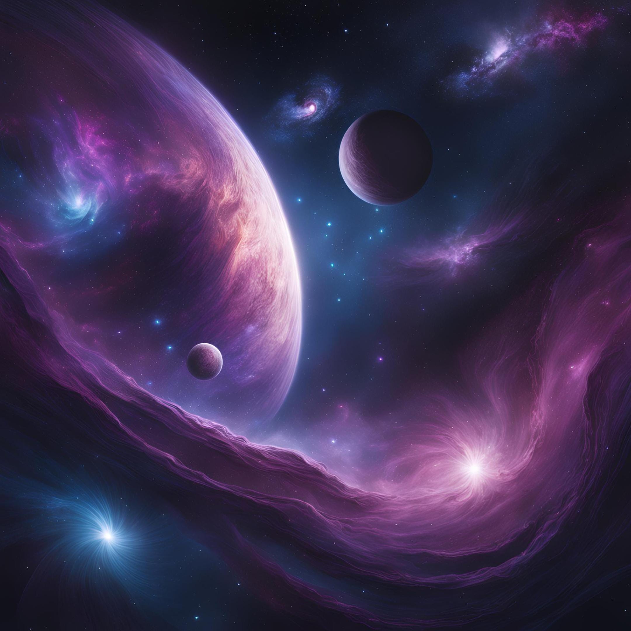 Modern Digital Design Bundle JPG Files: 100 Galactic Space Art - Etsy