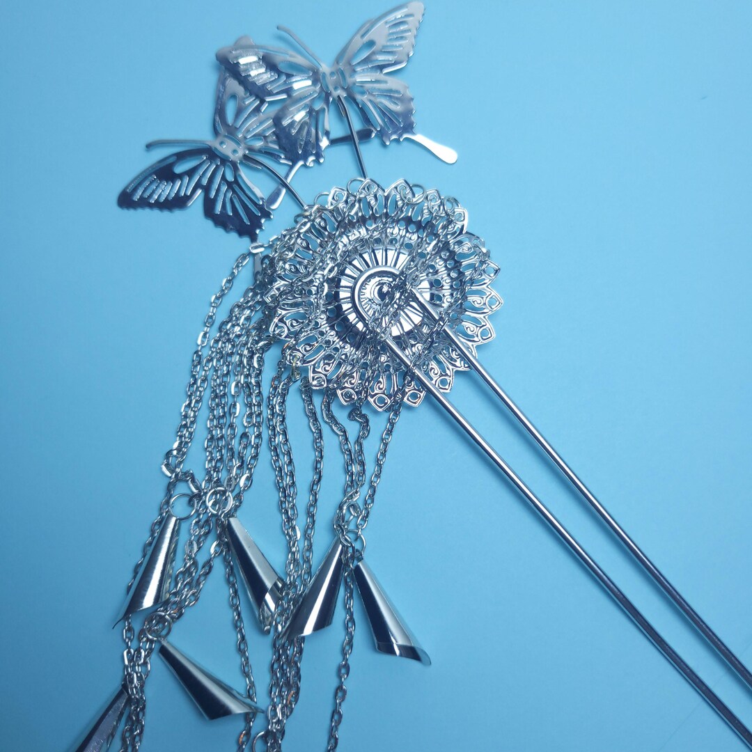 Enchanting Butterfly Chinese Style Hairpin Tgcf>~