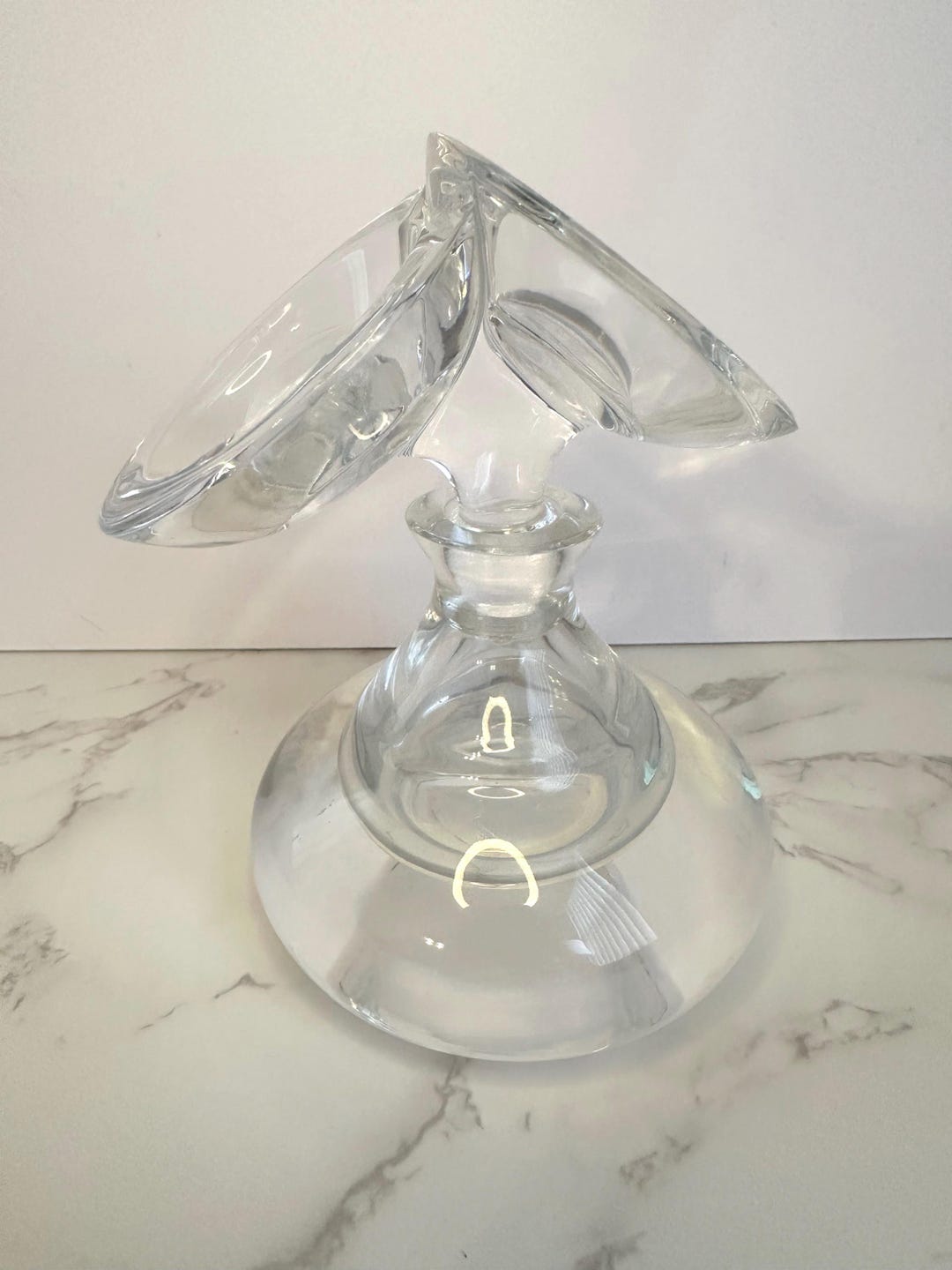 Italian Crystal Weighted Bottom Vintage Perfume Bottle Cristallo De ...