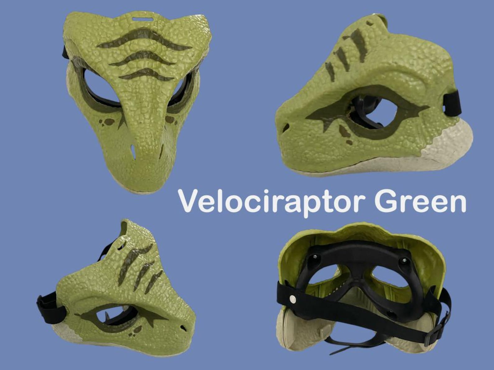 Dino Mask Base Plain Blank DIY Raptor Velociraptor T-rex Tyrannosaurus ...