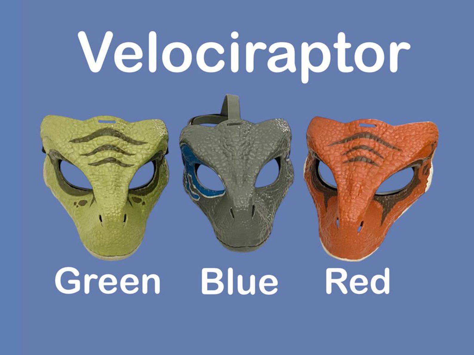 Dino Mask Base Plain Blank DIY Raptor Velociraptor T-rex Tyrannosaurus ...