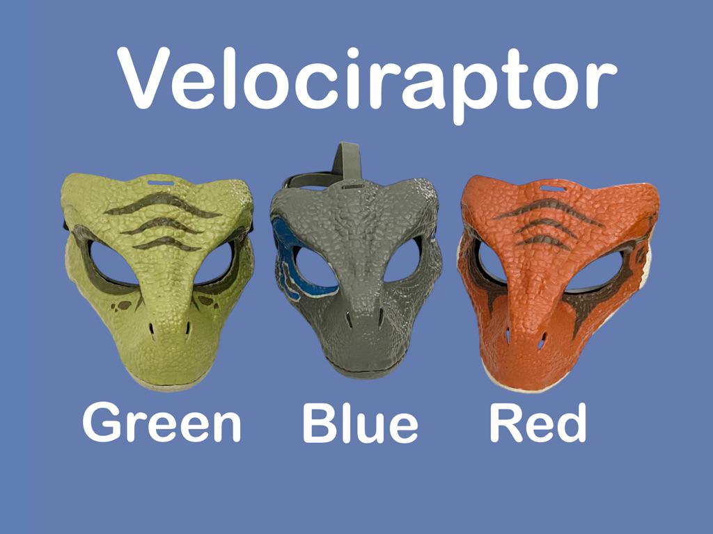 Dino Mask Base Plain Blank DIY Raptor Velociraptor T-rex Tyrannosaurus ...