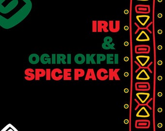 Ogiri Okpei - Traditional Nigerian Fermented Seasoning (four) - Etsy