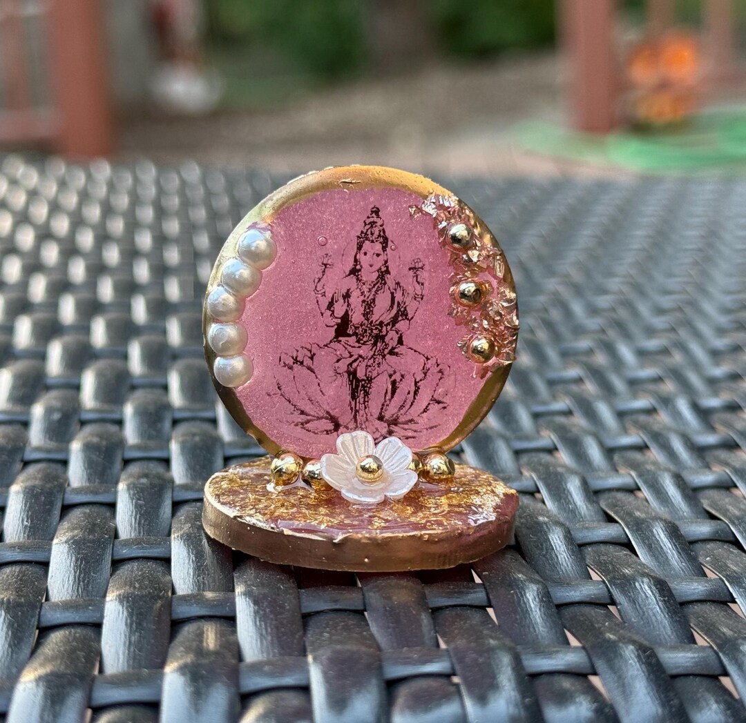 Goddess Laxmi Stand- Car Dashboard Stand/ Temple Gift Item /festive ...
