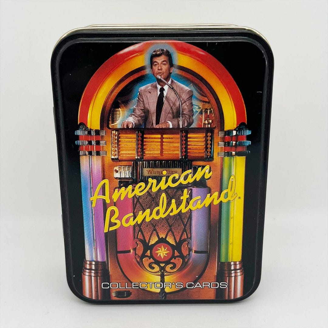 Vintage 1993 American Bandstand Collector's Cards in Metal Tin Box - Etsy