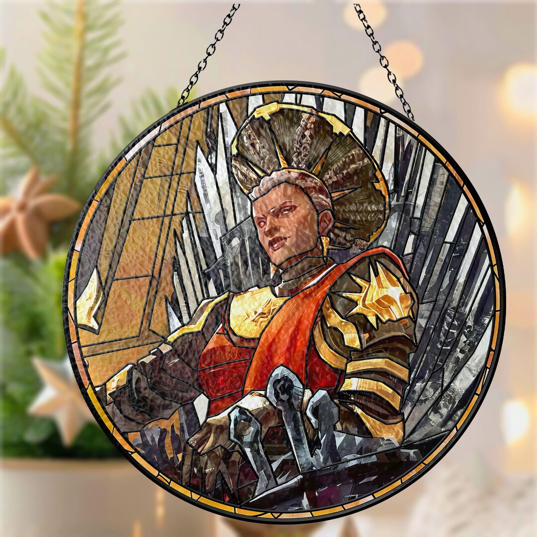 Ambessa Arcane Suncatcher Ornament, Suncatcher Ornament, Anime Apparel ...