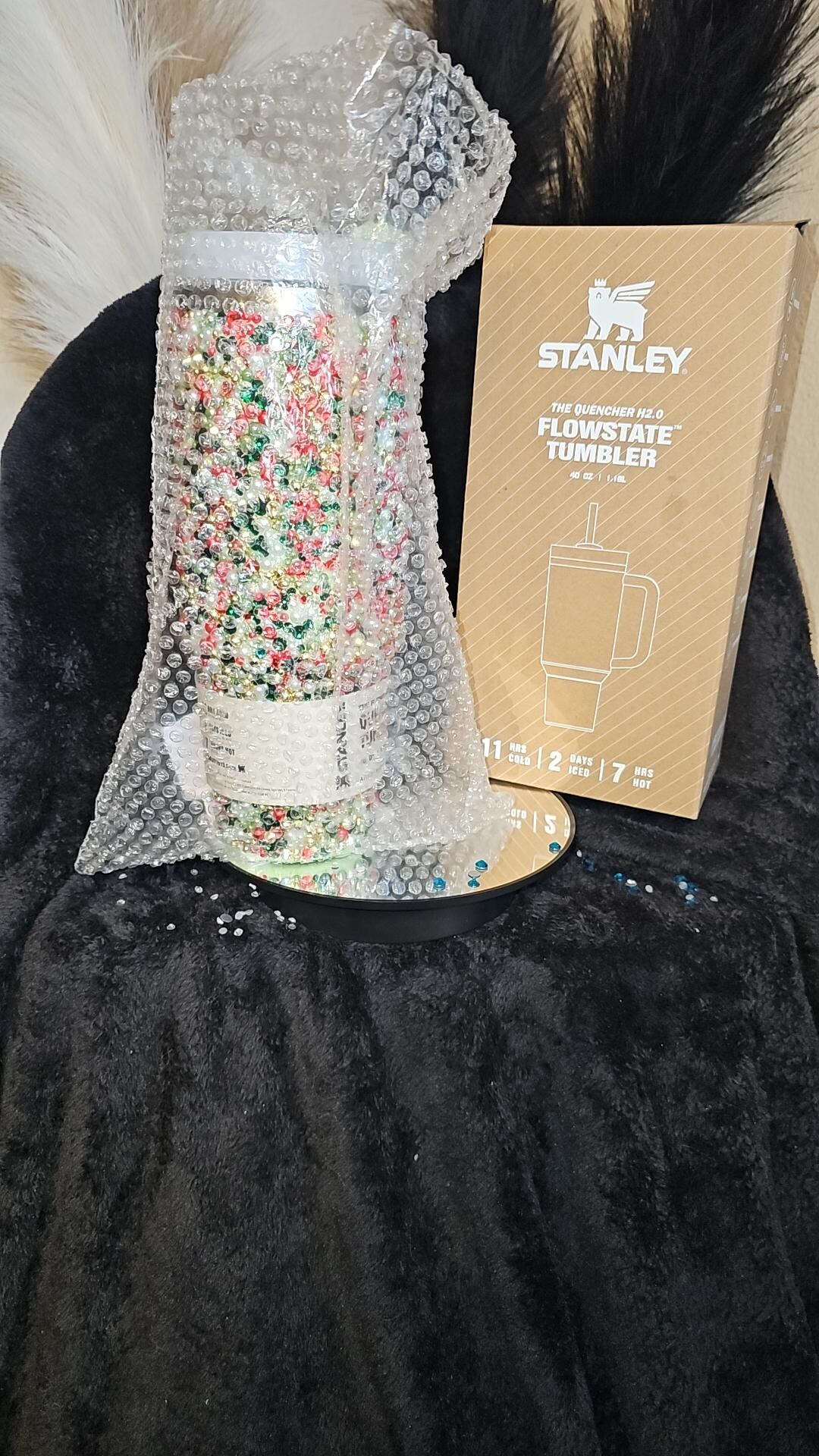 Christmas Stanley 40oz Tumbler Bedazzled Christmas Stanley Cup - Etsy