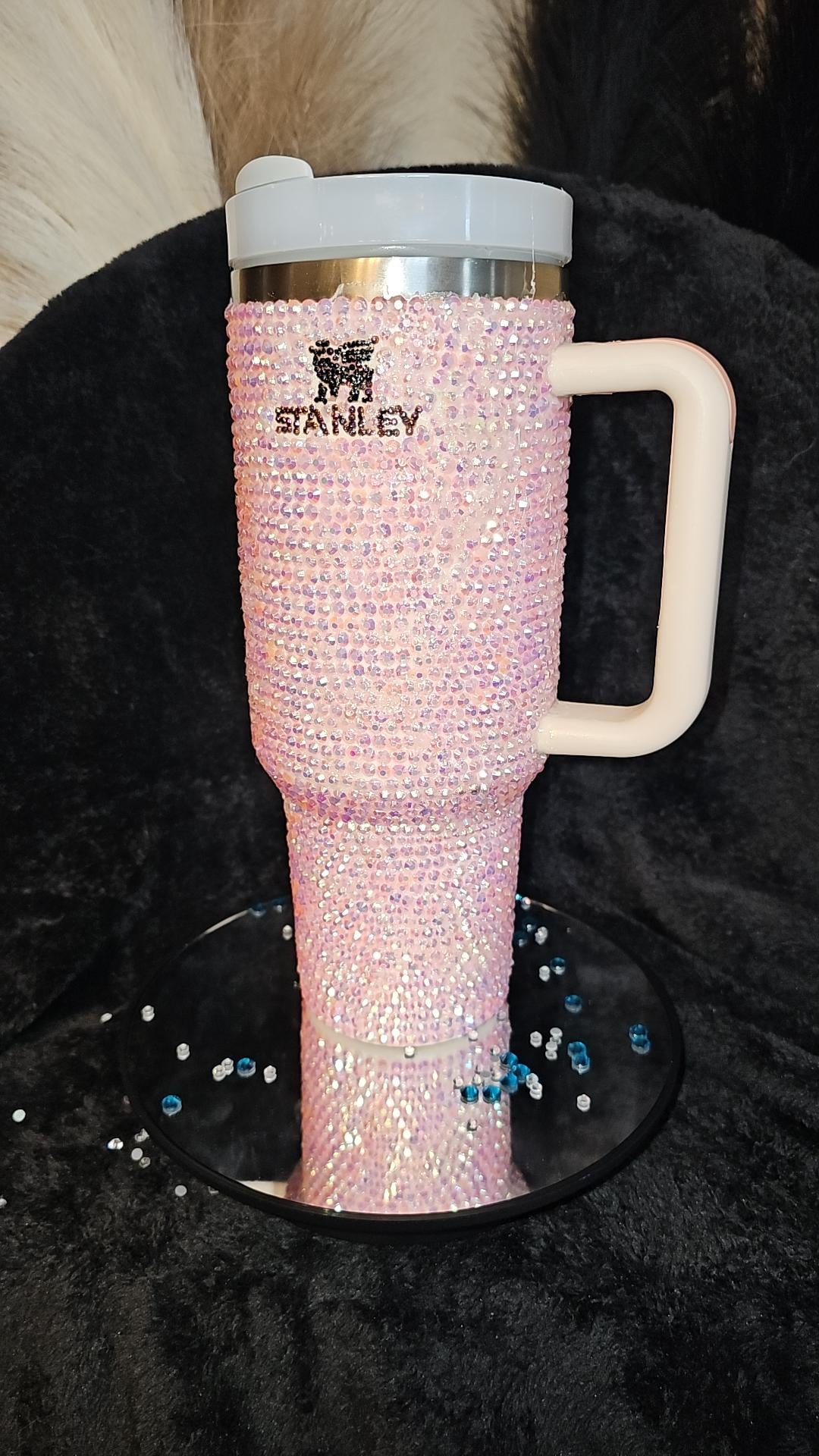 Pink Bedazzled 40oz Stanley Tumbler 40oz Cup - Etsy