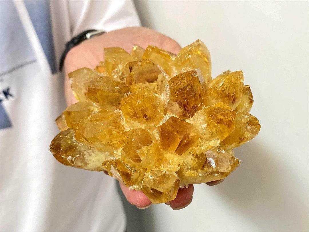 Natural Citrine Cluster,quartz Cluster,crystal Vug,cluster Specimen ...
