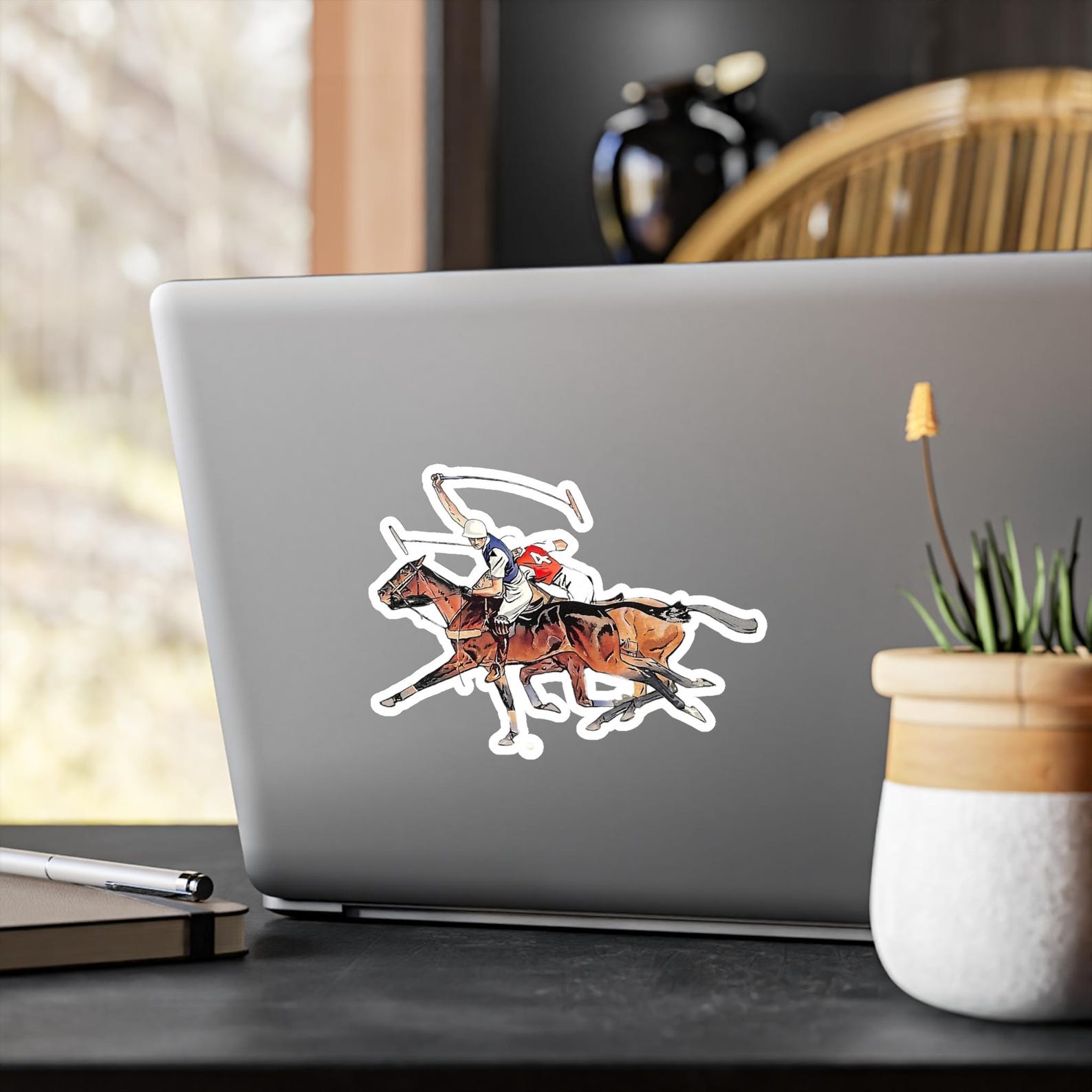 Vintage Polo Players Vinyl Decal Sticker - Etsy