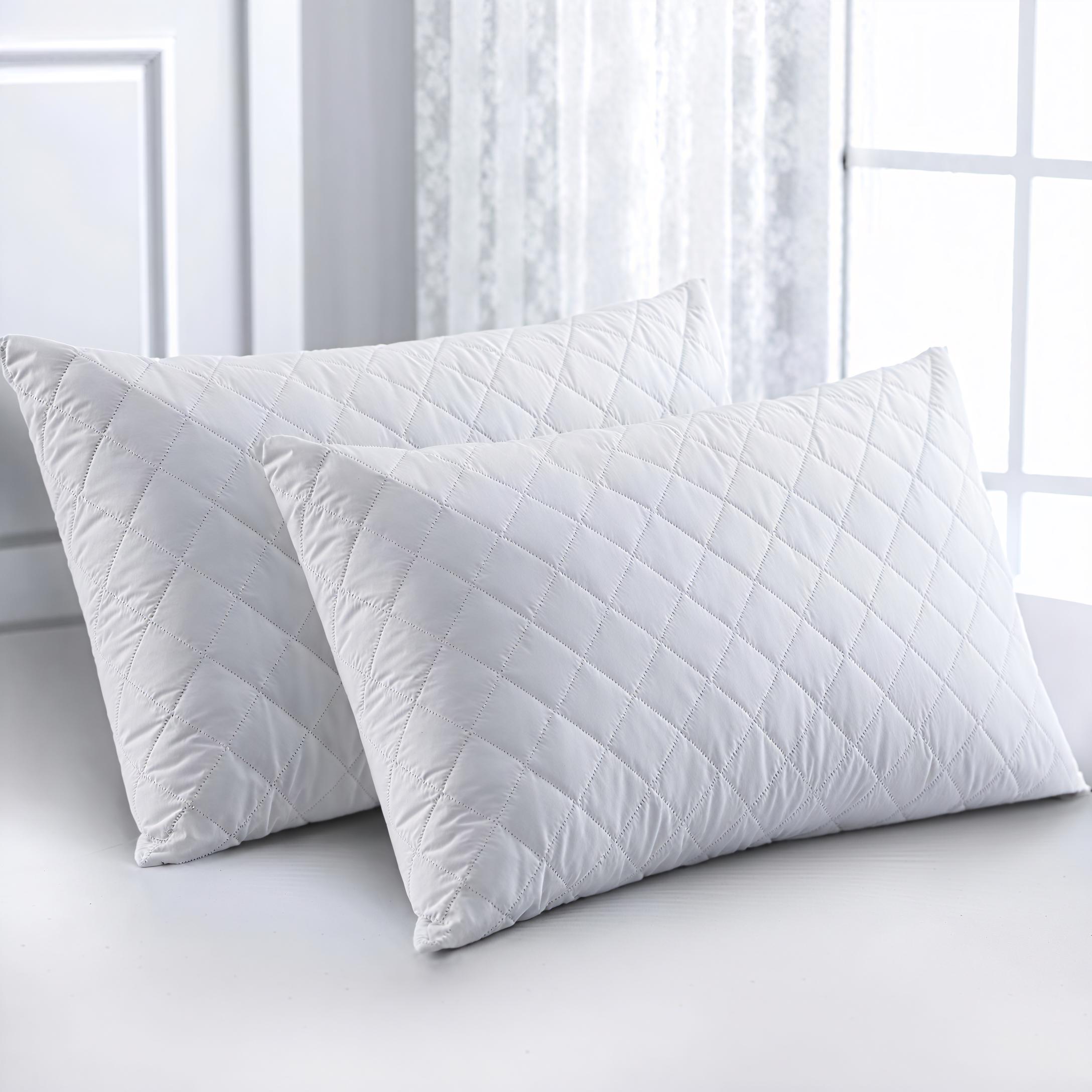 Pillows 4 Pack Pack Of 2 Extra Filled Pillows Hotel Quality Firm Deluxe ...