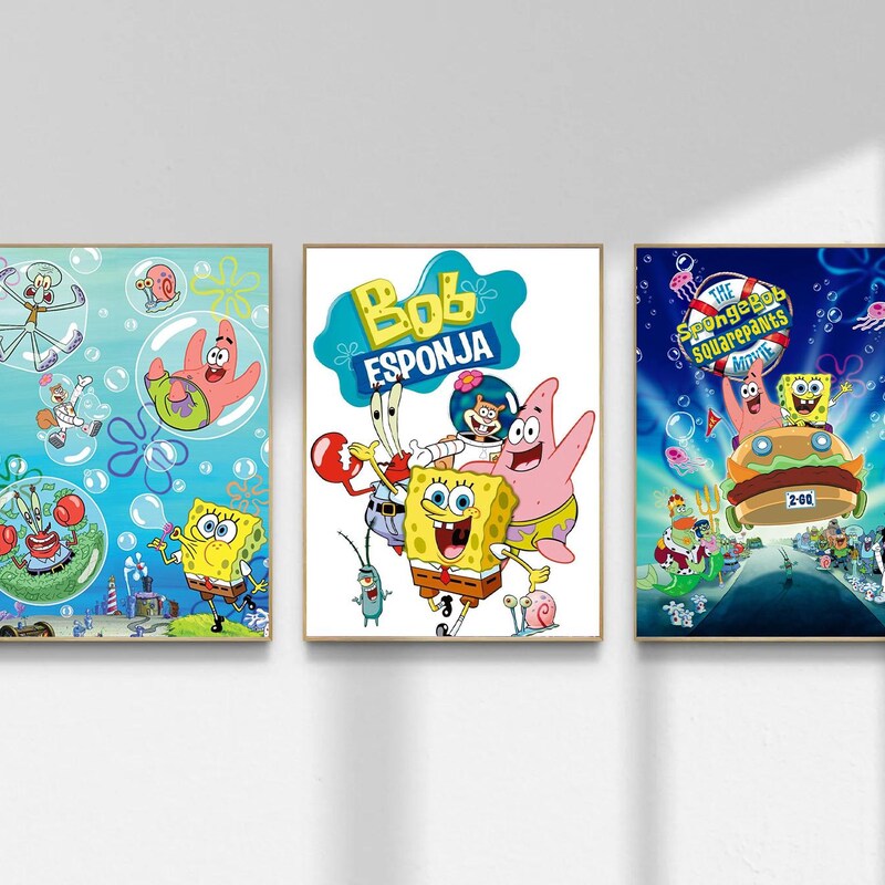 Spongebob Poster - Etsy
