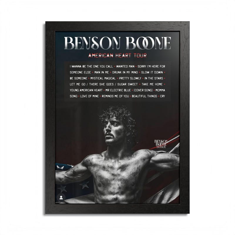 Benson Boone Poster - Etsy