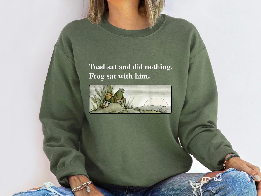 Frog and Toad Crewneck Sweatshirt, Frog and Toad Shirt, Vintage Classic ...