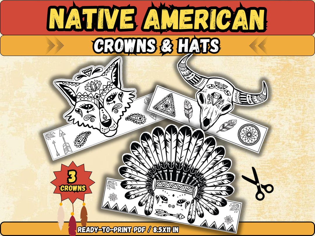 Native American Heritage Month, Indigenous Peoples Activity, Coloring ...