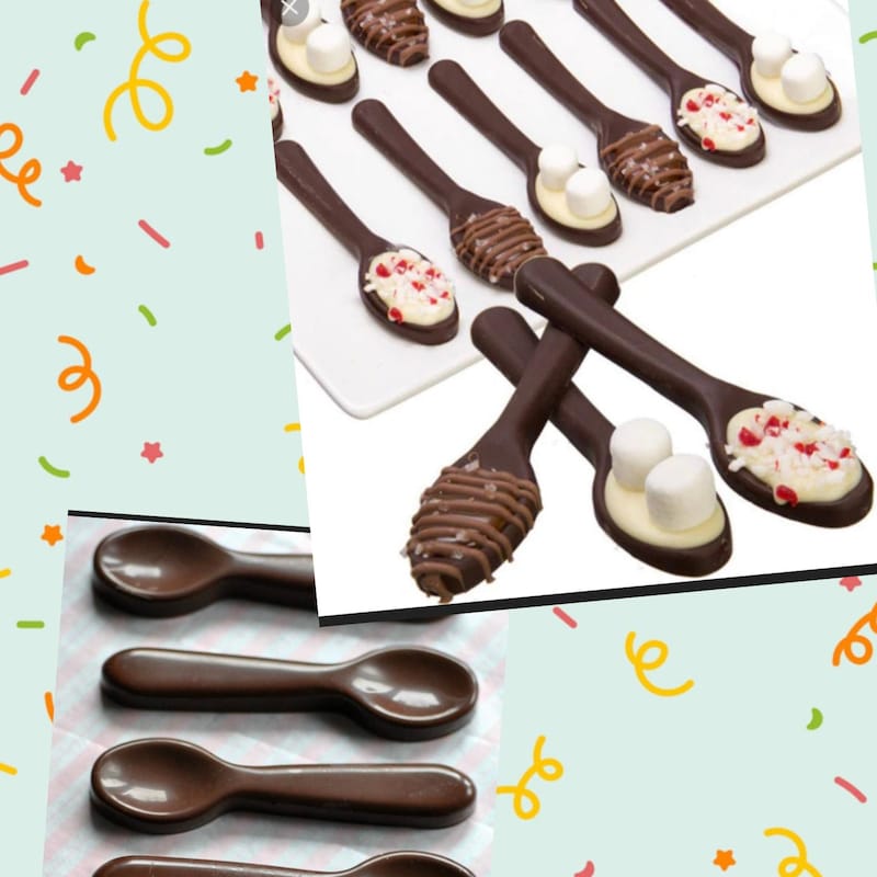 Chocolate Spoons - Etsy