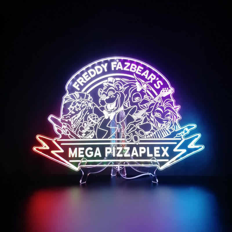 Neon Sign Five Nights at Freddys - Etsy