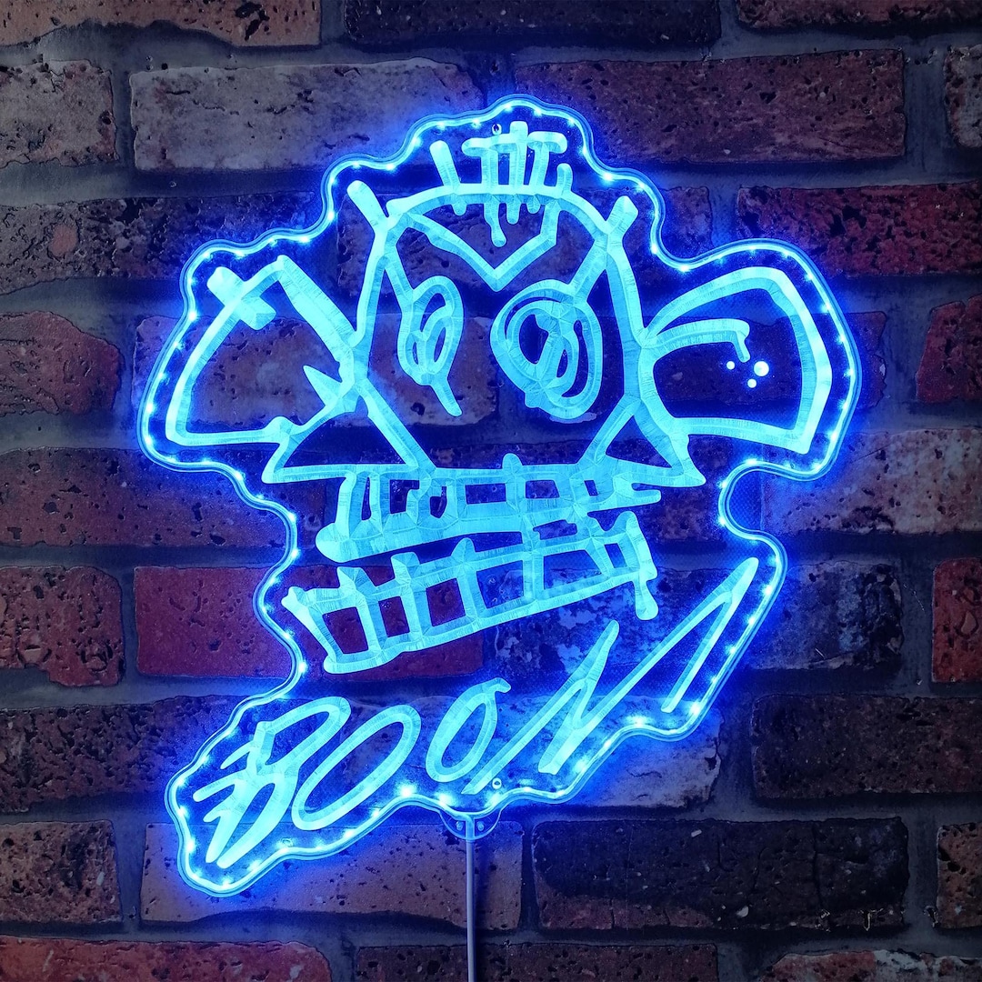 Jinx Monkey Graffiti 3D Style Night Light Sign, Fandom Gifts, Video ...