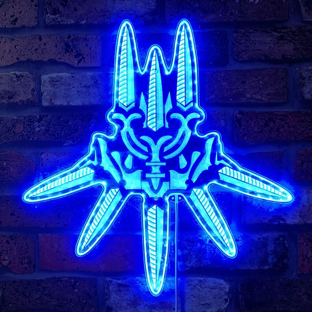 Nier Automata 3D Style Night Light Sign, RGB Colors LED Sign, Video ...