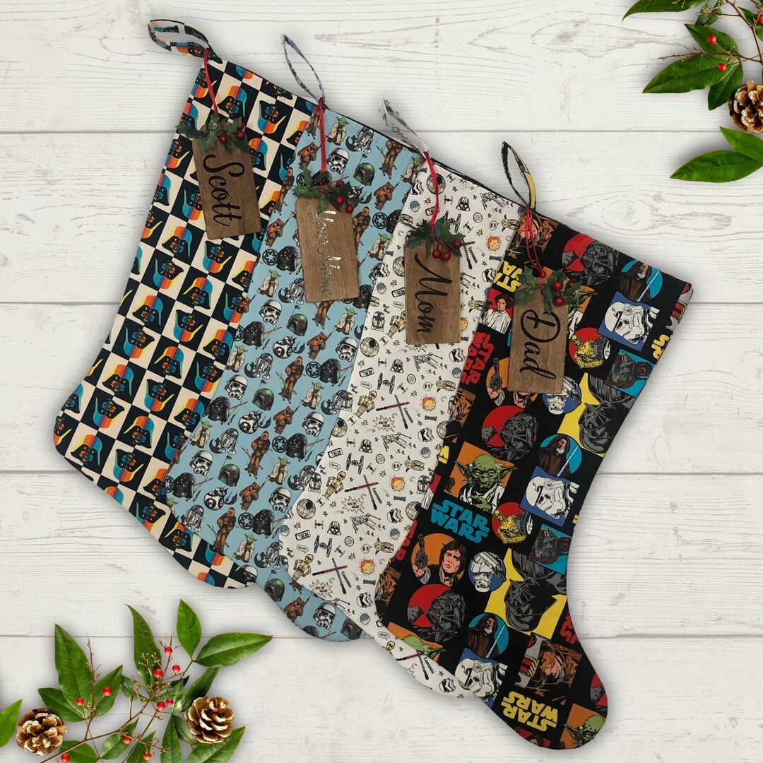 Star Wars Christmas Stocking Personalized Gift Under 50 Stocking With ...