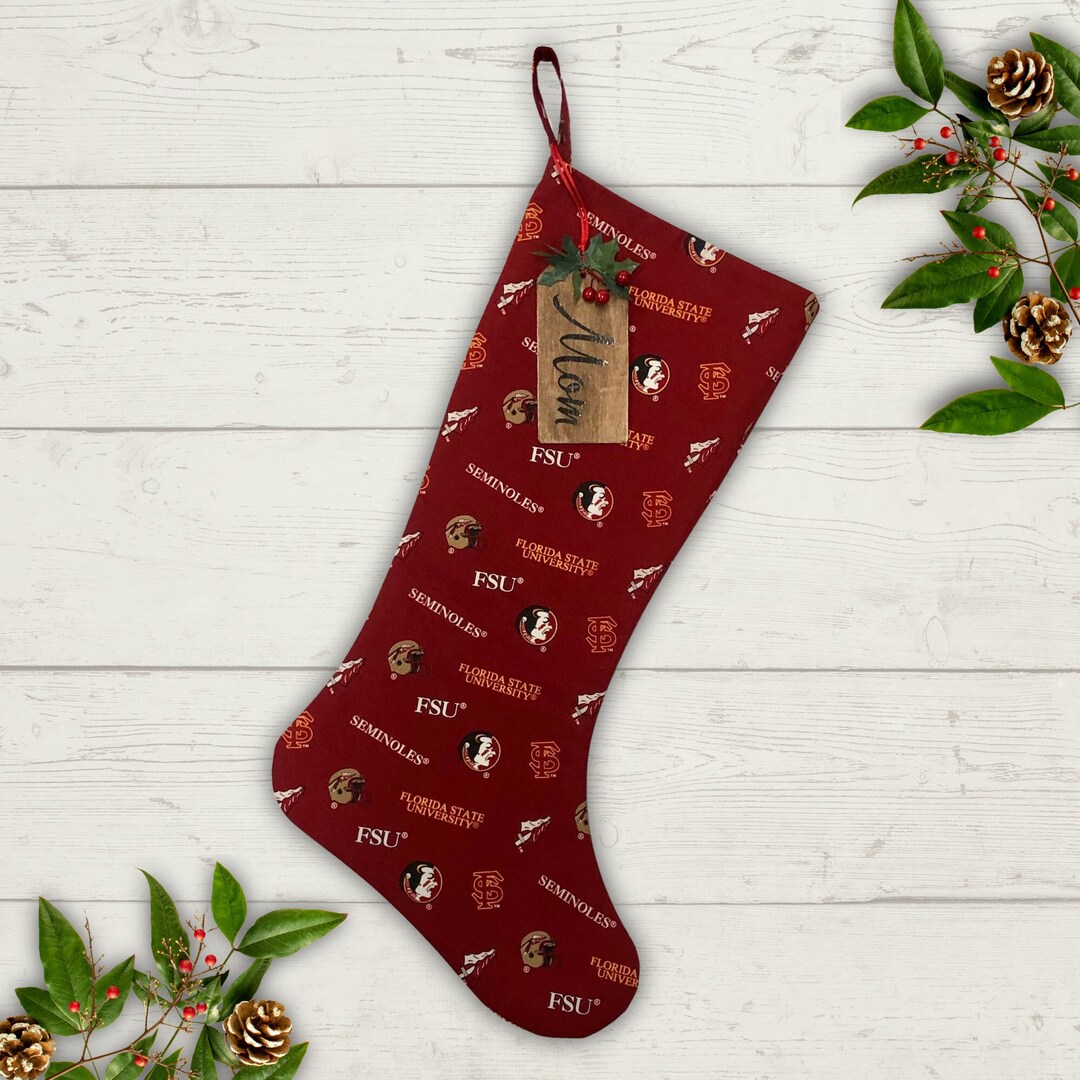 FSU Stocking Seminole Stocking Florida State Stocking - Etsy