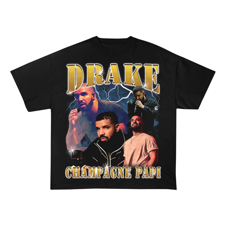 DRAKE T Shirt Design. PNG Digital 4500x5100 Px. Hiphop, Rapper, Rap ...