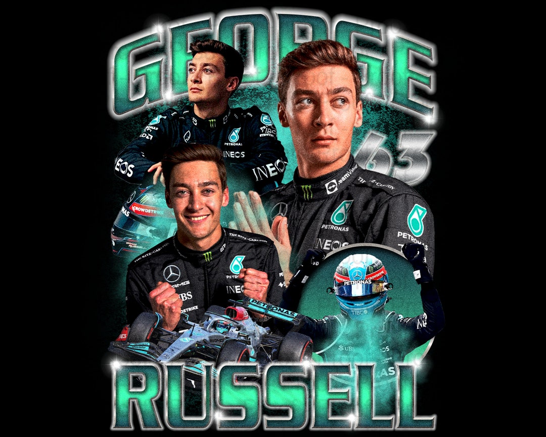 George Russell T Shirt Design PNG Instant Download - Etsy
