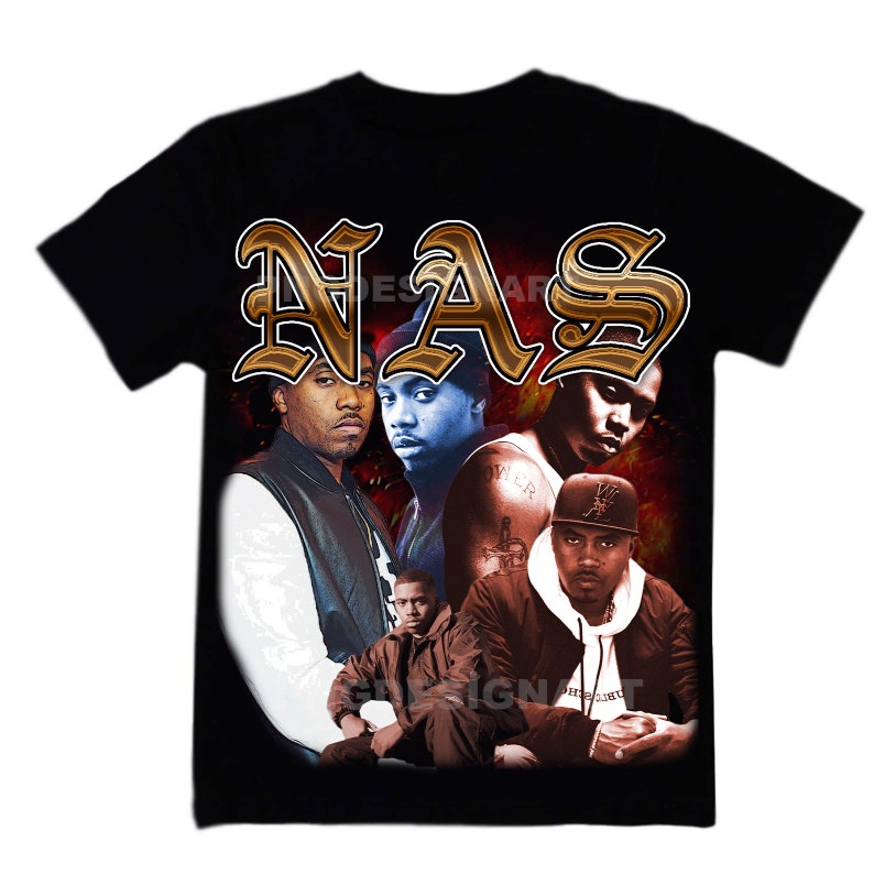 Nas Png, Ready to Print, Printable Design, Hiphop Artist, 90s, Rapper ...