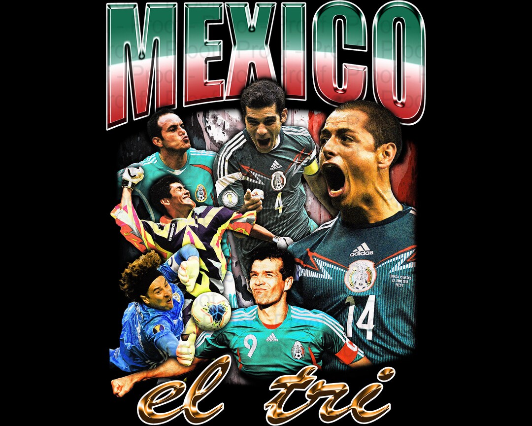 Mexico El Tri T-shirt PNG Bootleg T-shirt PNG printable Bootleg T-shirt ...