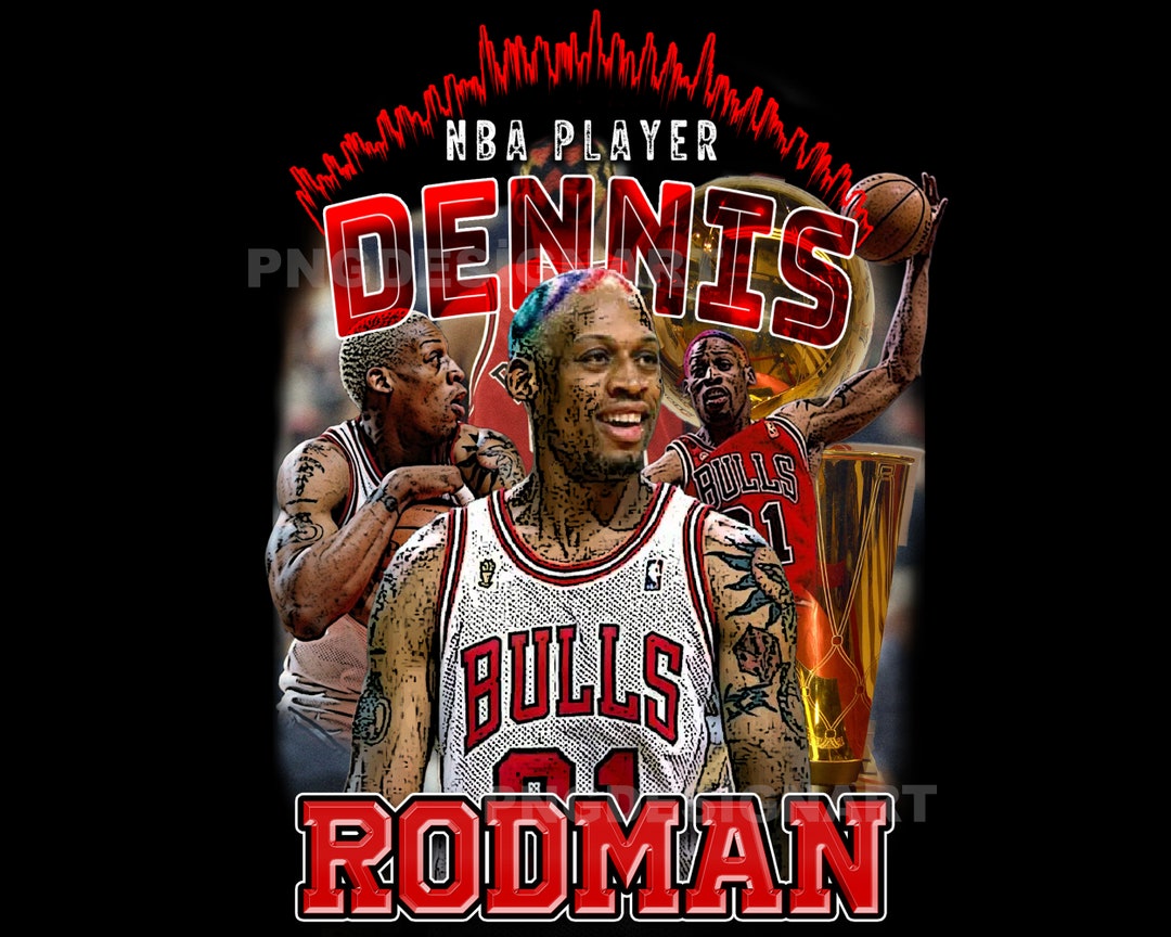 Dennis Rodman Basketball PNG Print Ready for Sublimation Printing DTG ...