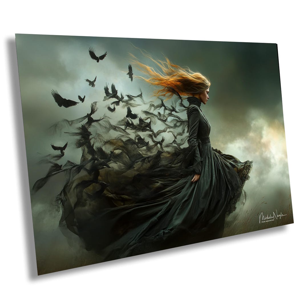 Annabel Lee Raven-inspired Gothic Art Print Dark Romantic Wall Art ...