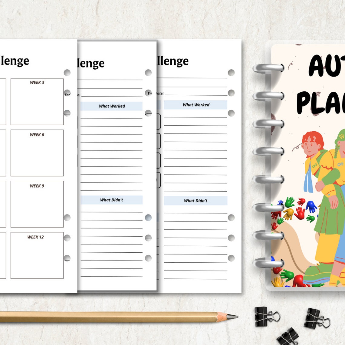 Autism Support Planner, Inclusive Planner, Sensory-friendly Planner ...