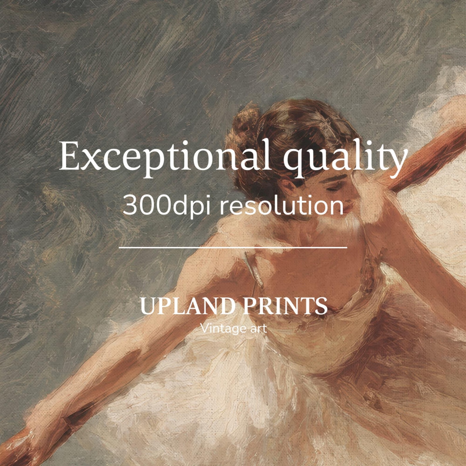 Ballerina Painting Digital Download, Ballet Wall Art Print, Neutral ...