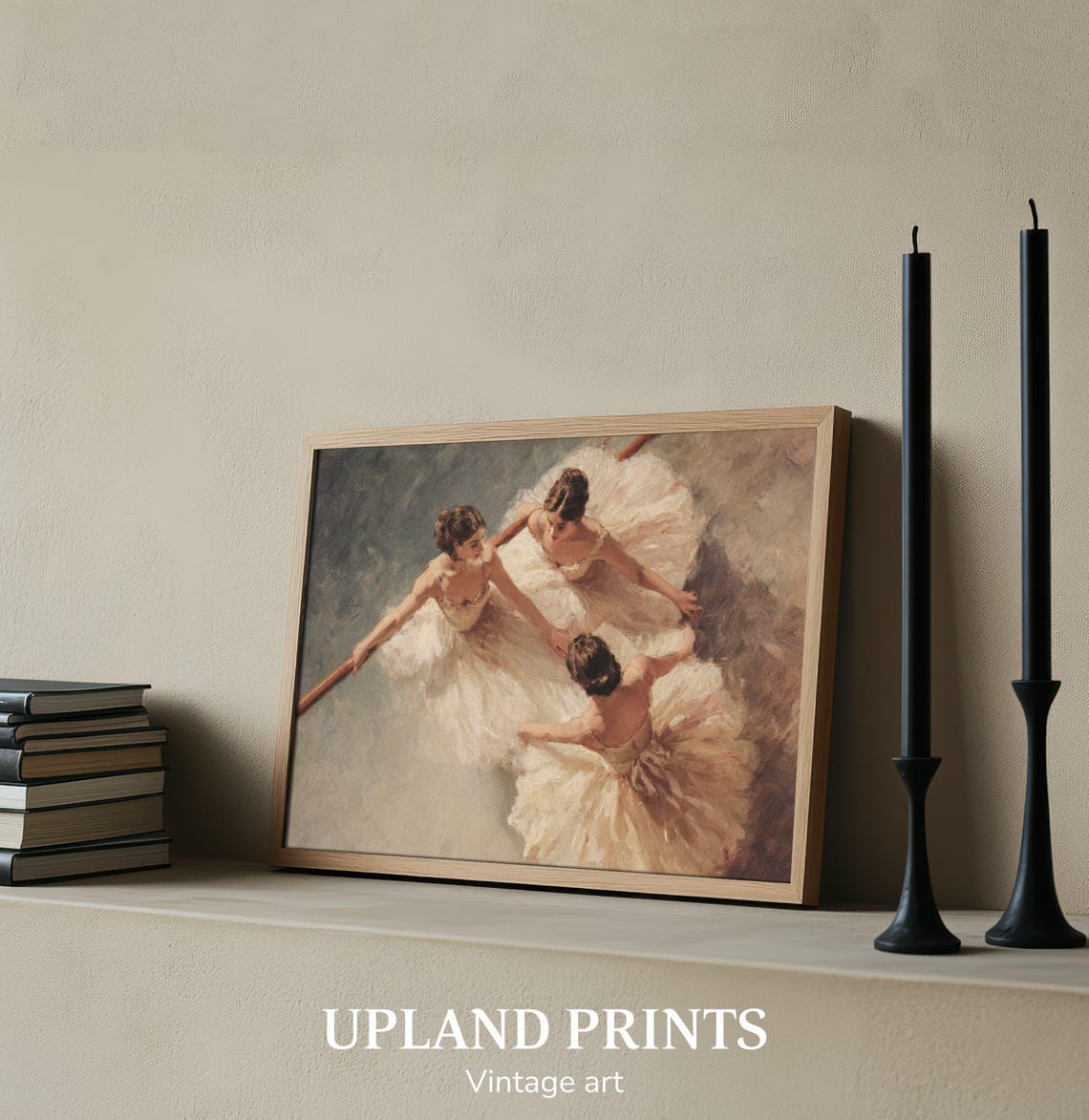 Ballerina Painting Digital Download, Ballet Wall Art Print, Neutral ...