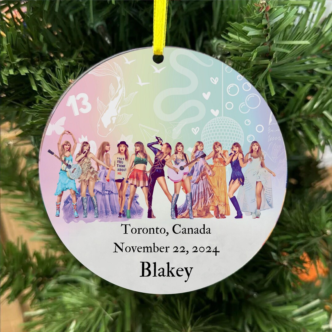 Tay Fan Ornament, Custom Tayvis Ornament, Tay Ornament, Personalized ...