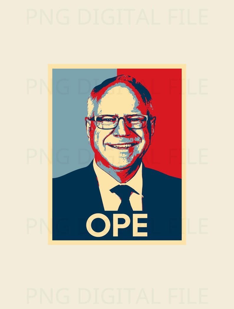 Tim Walz Png, OPE Png, Kamala Harris Png, Harris Walz Png, Madam ...