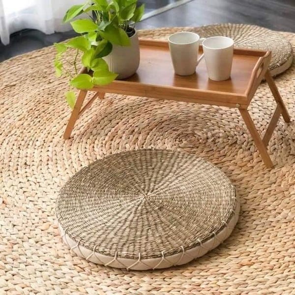 Straw Cushion - Etsy