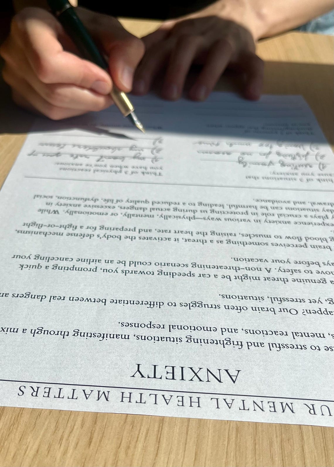 Anxiety Check-in Worksheet PDF Identify Triggers, Physical Reactions ...