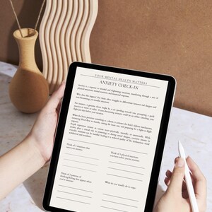 Anxiety Check-in Worksheet PDF Identify Triggers, Physical Reactions ...