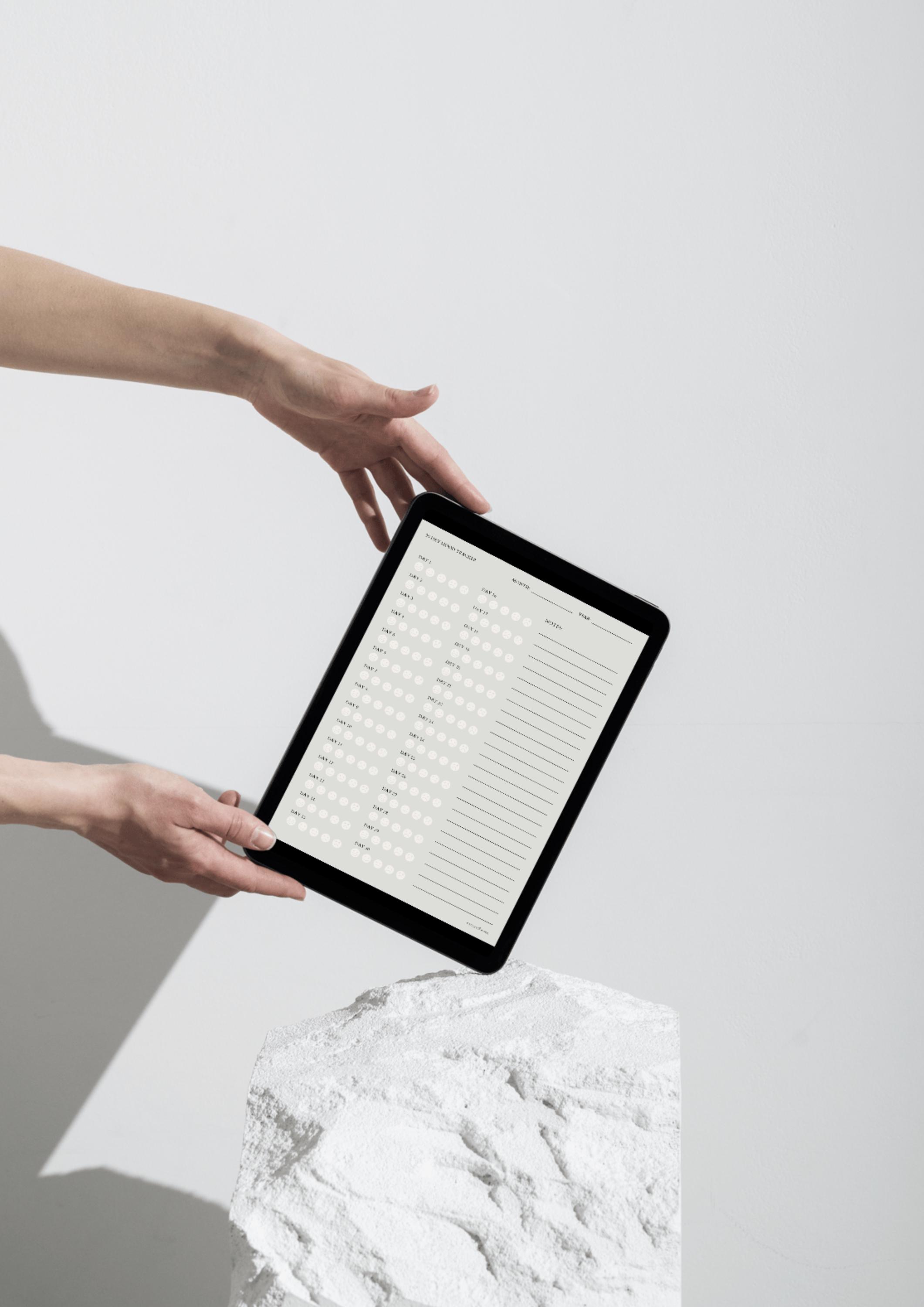 30-day Mood Tracker | Printable Daily Emotion Log | Track Stress, Sleep ...