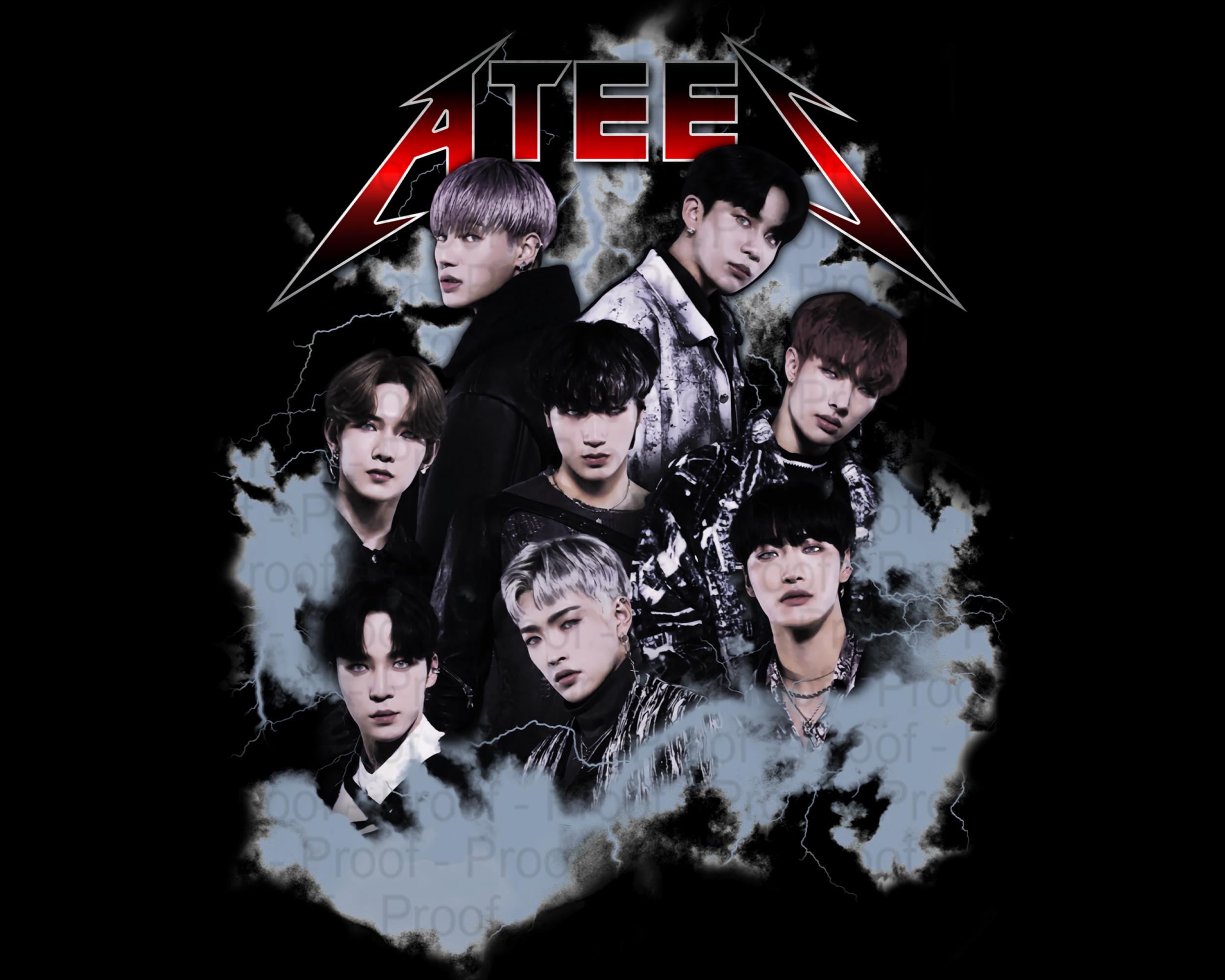 Ateez Png, T-shirt Design, Bootleg Tees Design, Ready to Print ...