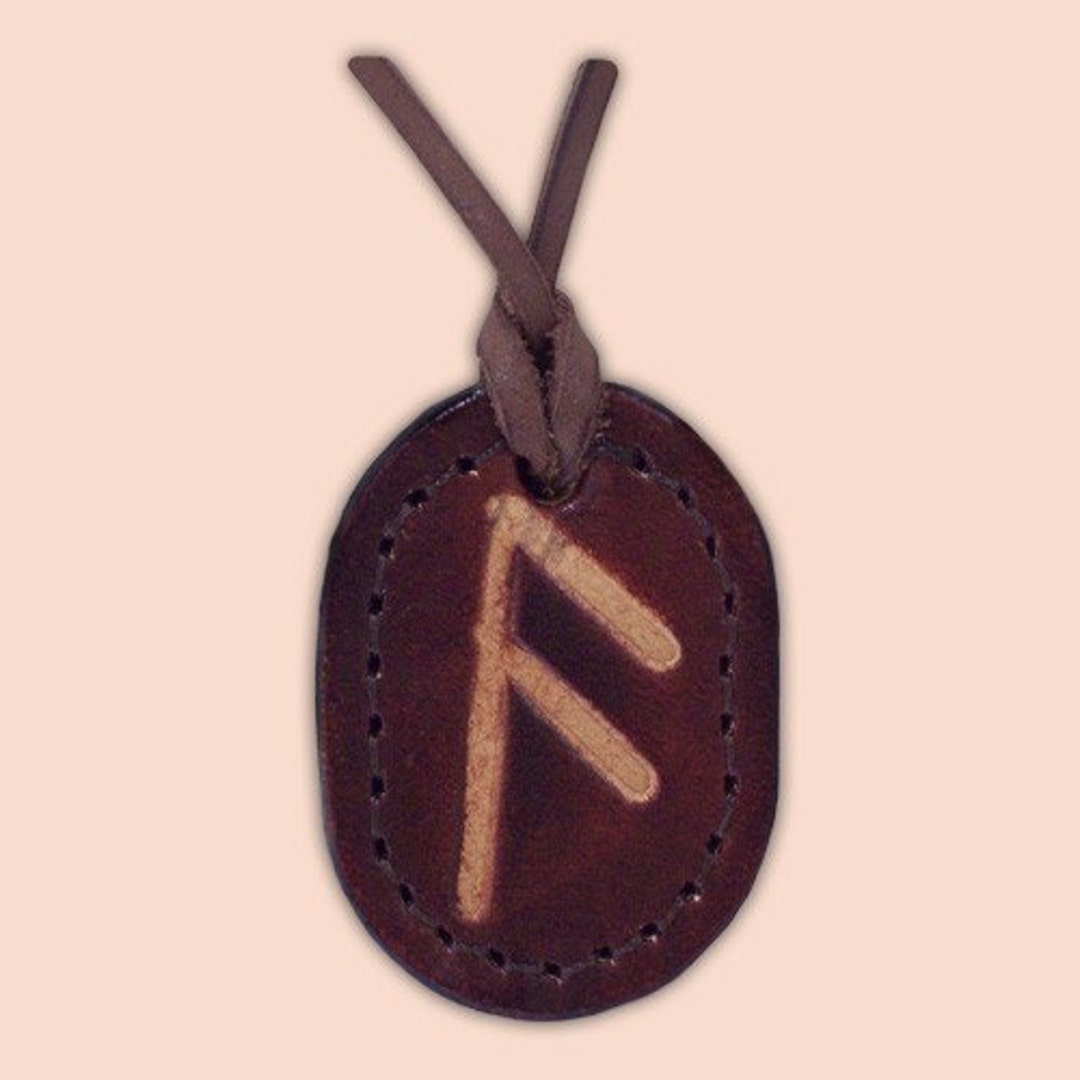 Ansuz the Messenger Rune Asatru Jewelry Leather Rune Pendant Rune ...
