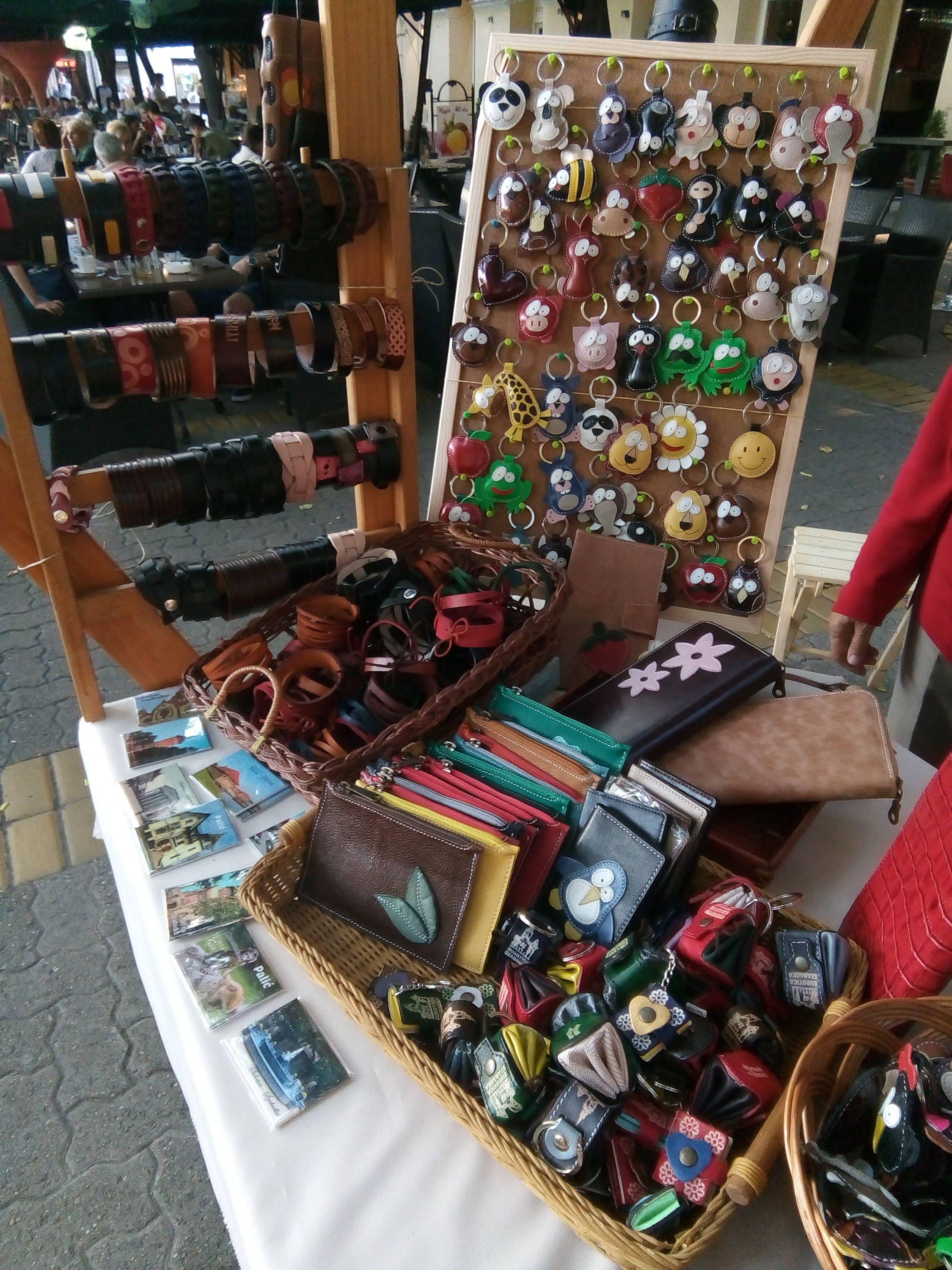Handmade Black Cat Leather Animal Keychain FREE Shipping | Etsy