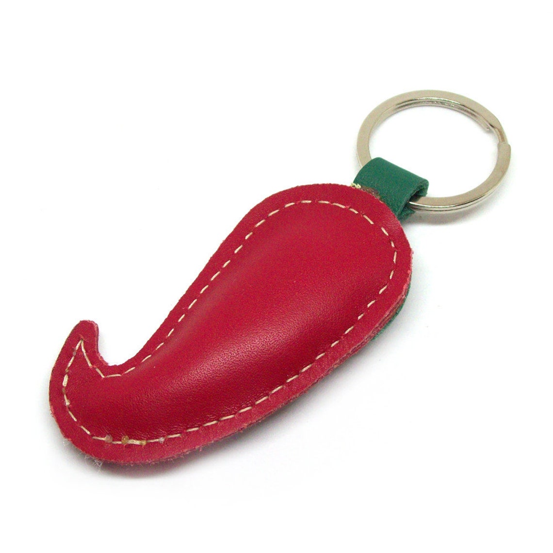 Hot and Red Chilli Pepper Leather Keychain Vegetable FREE - Etsy Ireland