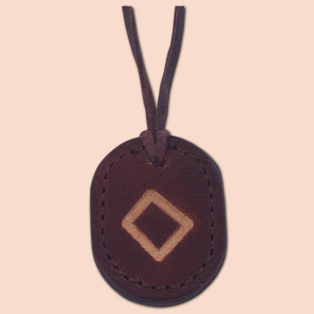 Inguz Ingwaz the Rune of Peace and Harmony Asatru Jewelry Leather Rune ...