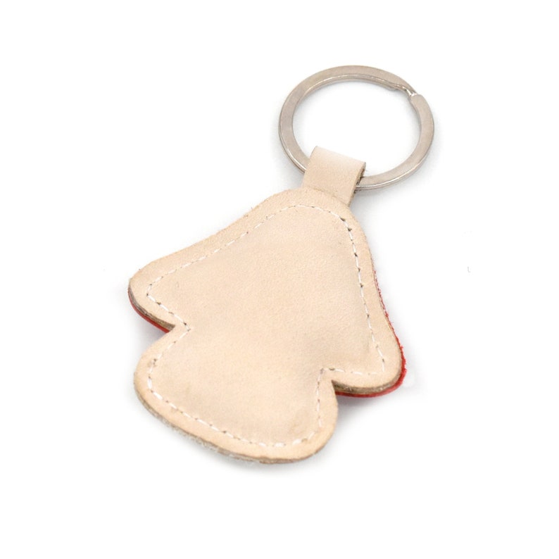 Cute Mushroom Handmade Leather Keychain Cute Handmade - Etsy
